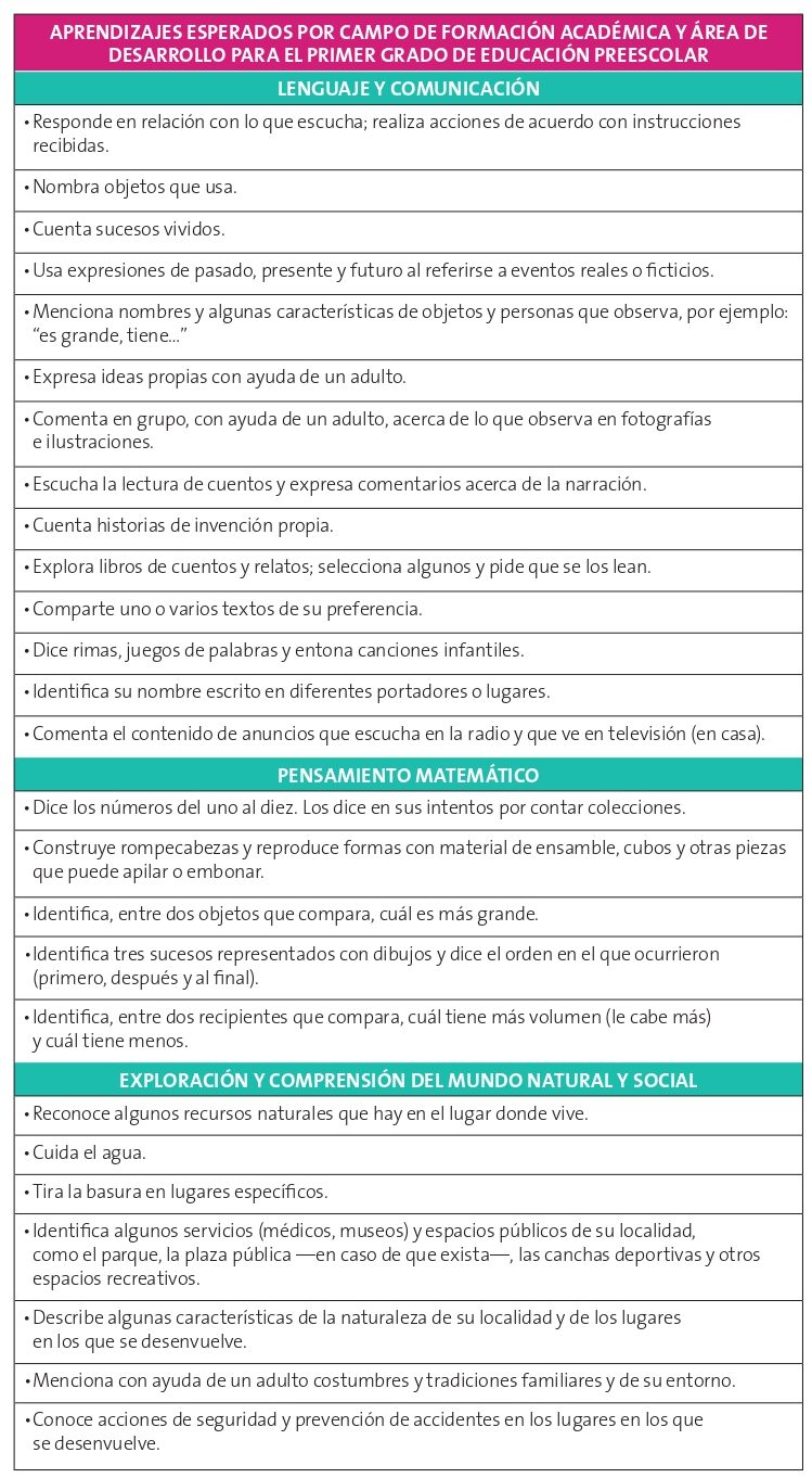 Primer Grado Aprendizajes Clave at Maddison Loch blog